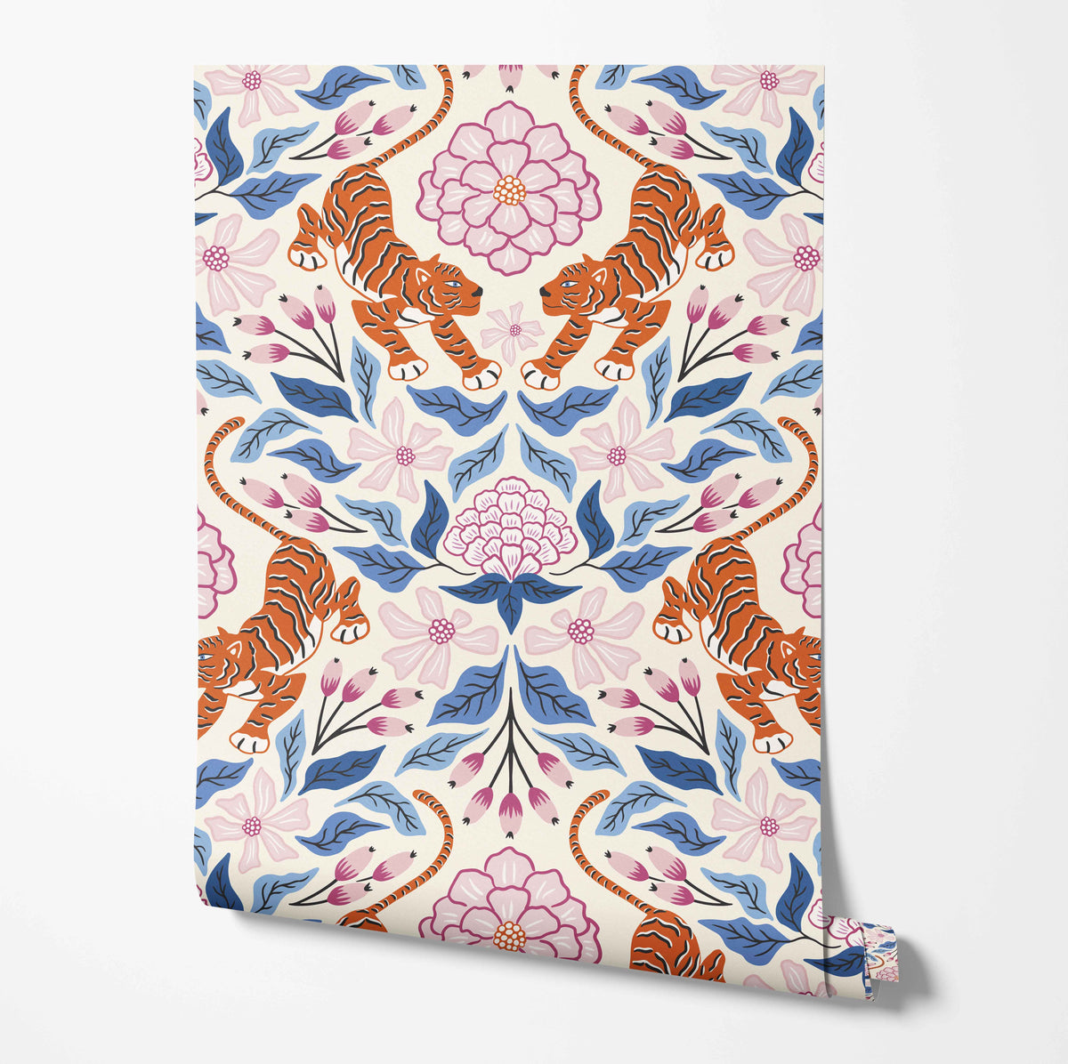 Shop Peel & Stick Wallpaper | Floral & Animal Pattern – Green Planet Print