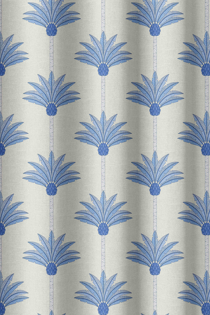 Palm Stripes Fabric By The Yard | Customized Home Décor – Green Planet ...