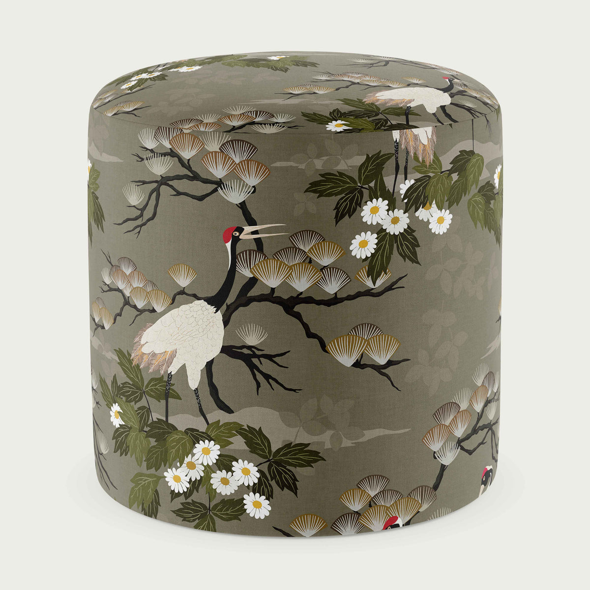 Japanese Crane Ottoman | Shop Furniture by Green Planet – Green Planet ...