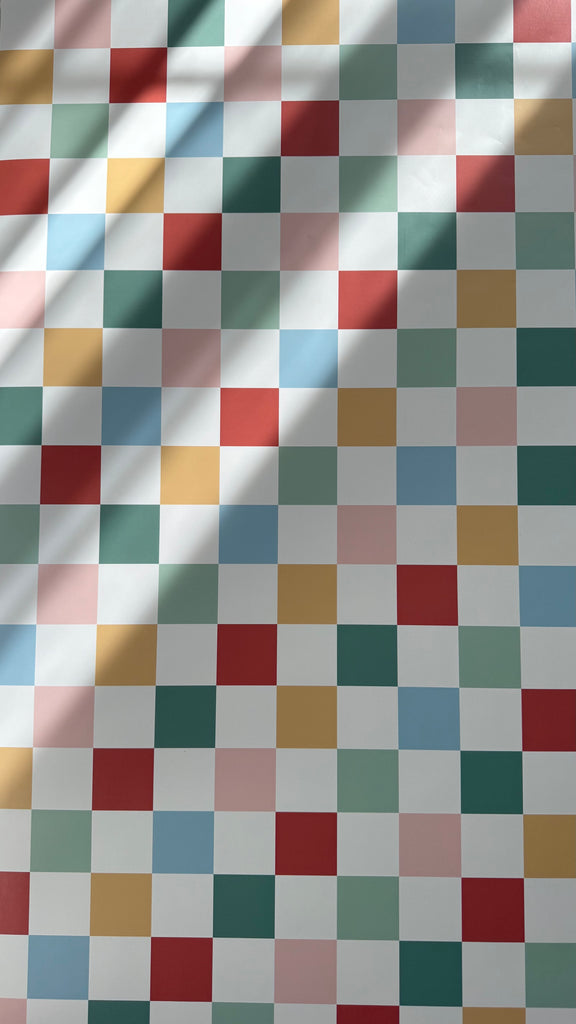 Checker Peel & Stick Wallpaper | Ships Nationwide – Green Planet Print