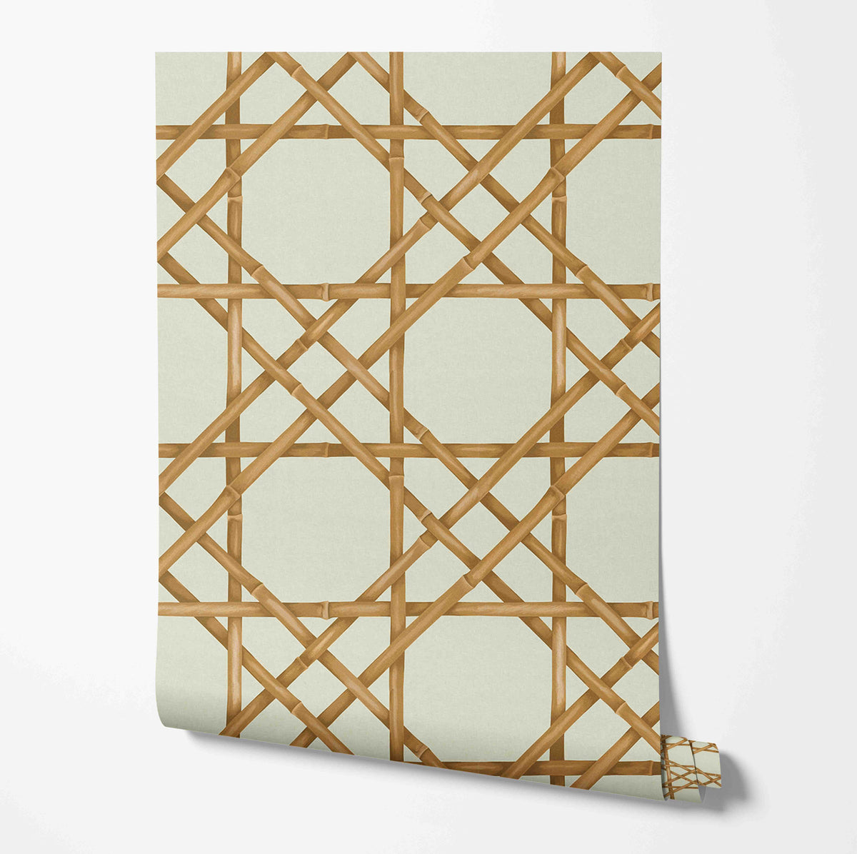 Cane Weave Bamboo Wallpaper | Green Planet Home Decor – Green Planet Print