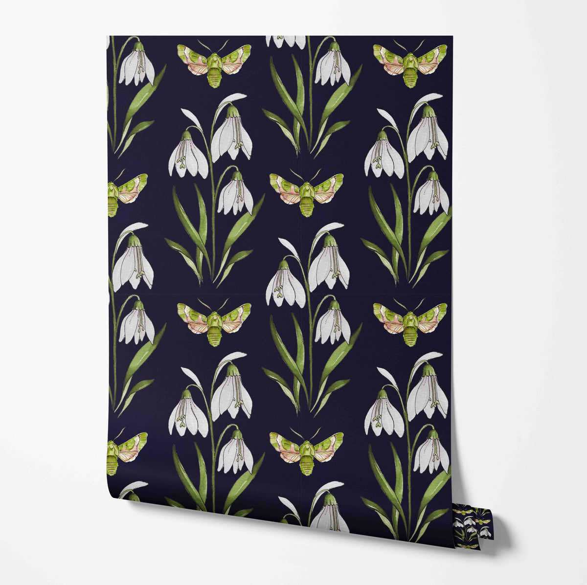 Snowdrop Wallpaper | Shop Premium Sustainable Wallcoverings – Green ...